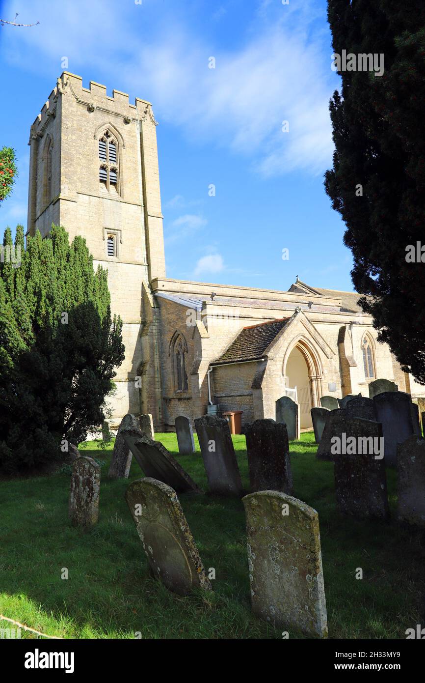 St Andrew's Church, Ufford, Northamptonshire Stock Photo - Alamy