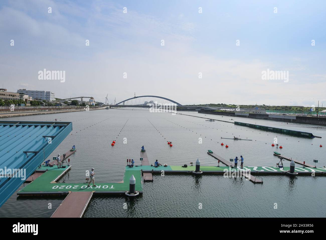 JULY 23rd, 2021 - TOKYO, JAPAN: general view before the Rowing Men's ... JULY 23rd, 2021 - TOKYO, JAPAN: general view before the Rowing Men's ...