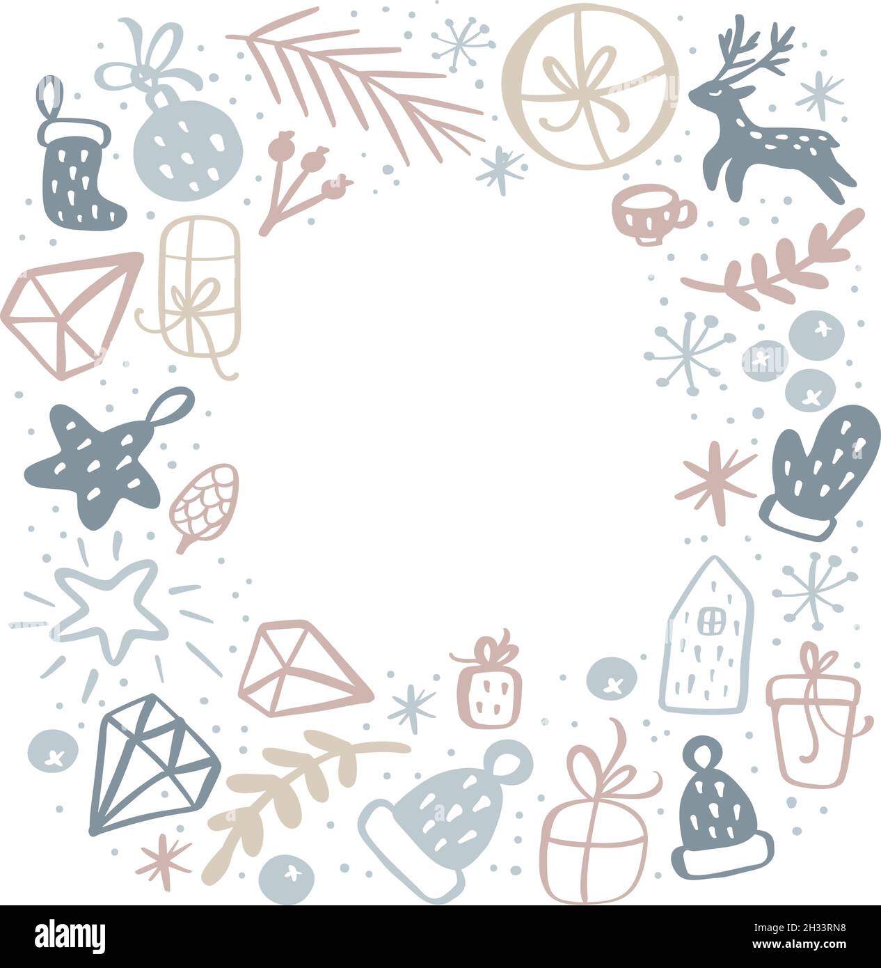 Holiday Border Vector