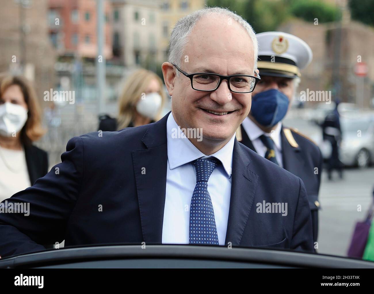 Italy, Rome, october 25, 2021 : Roberto Gualtieri, the new Mayor of ...