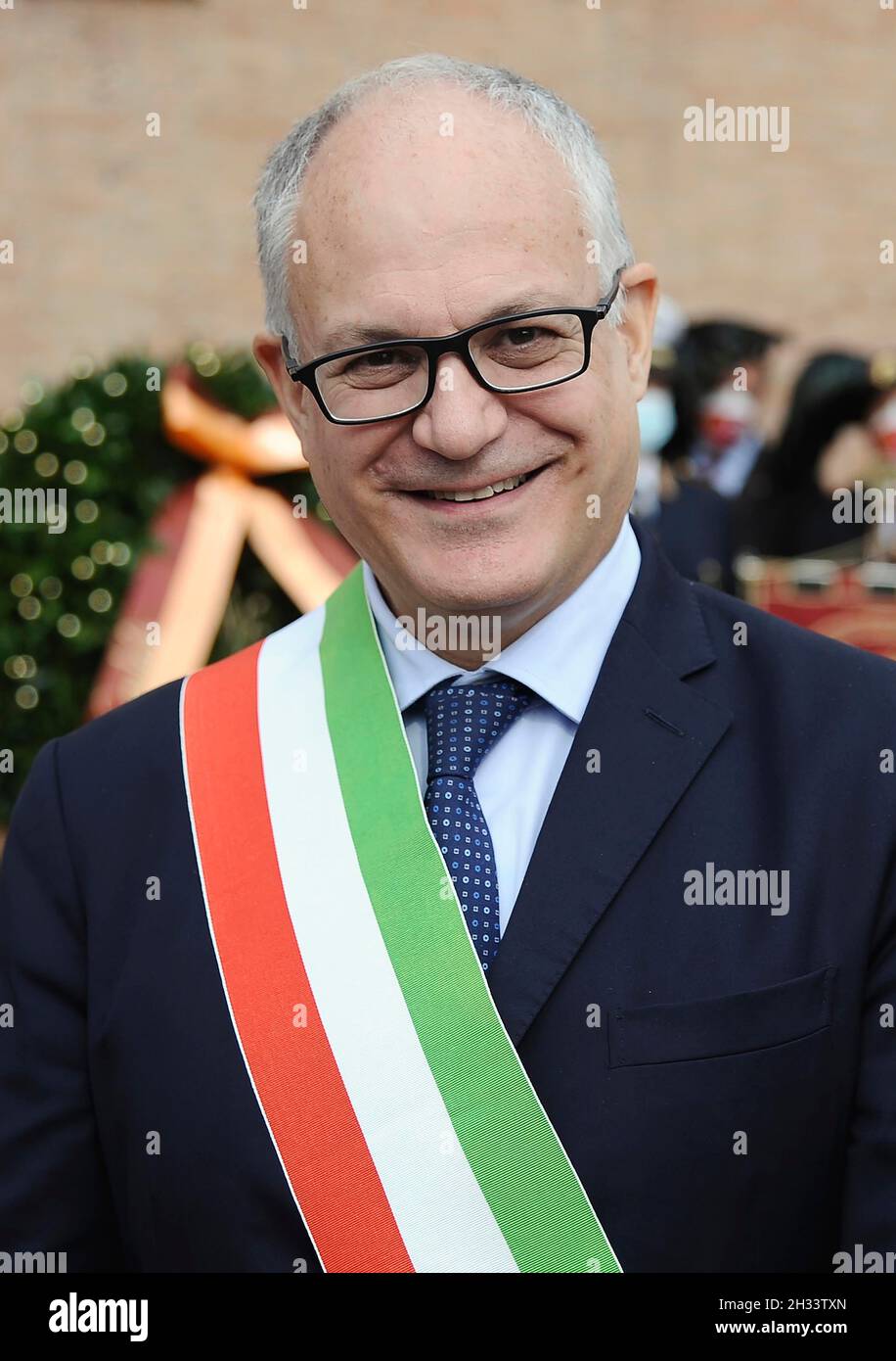 Italy, Rome, october 25, 2021 : Roberto Gualtieri, the new Mayor of ...