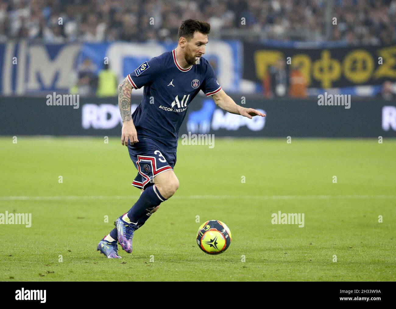 Lionel Messi of PSG during the French championship Ligue 1 football ...