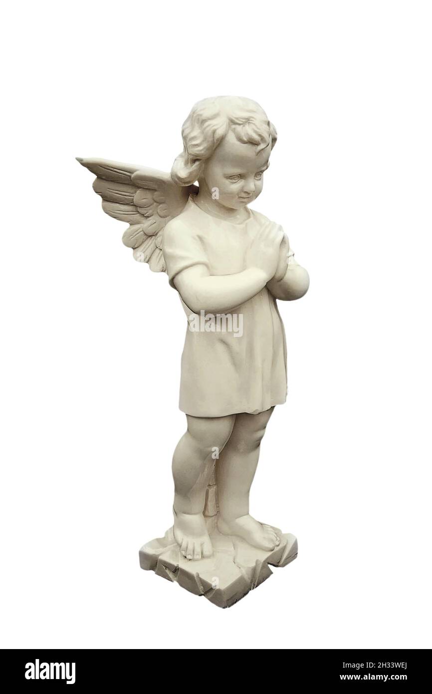 Angel isolated on white background Stock Photo - Alamy