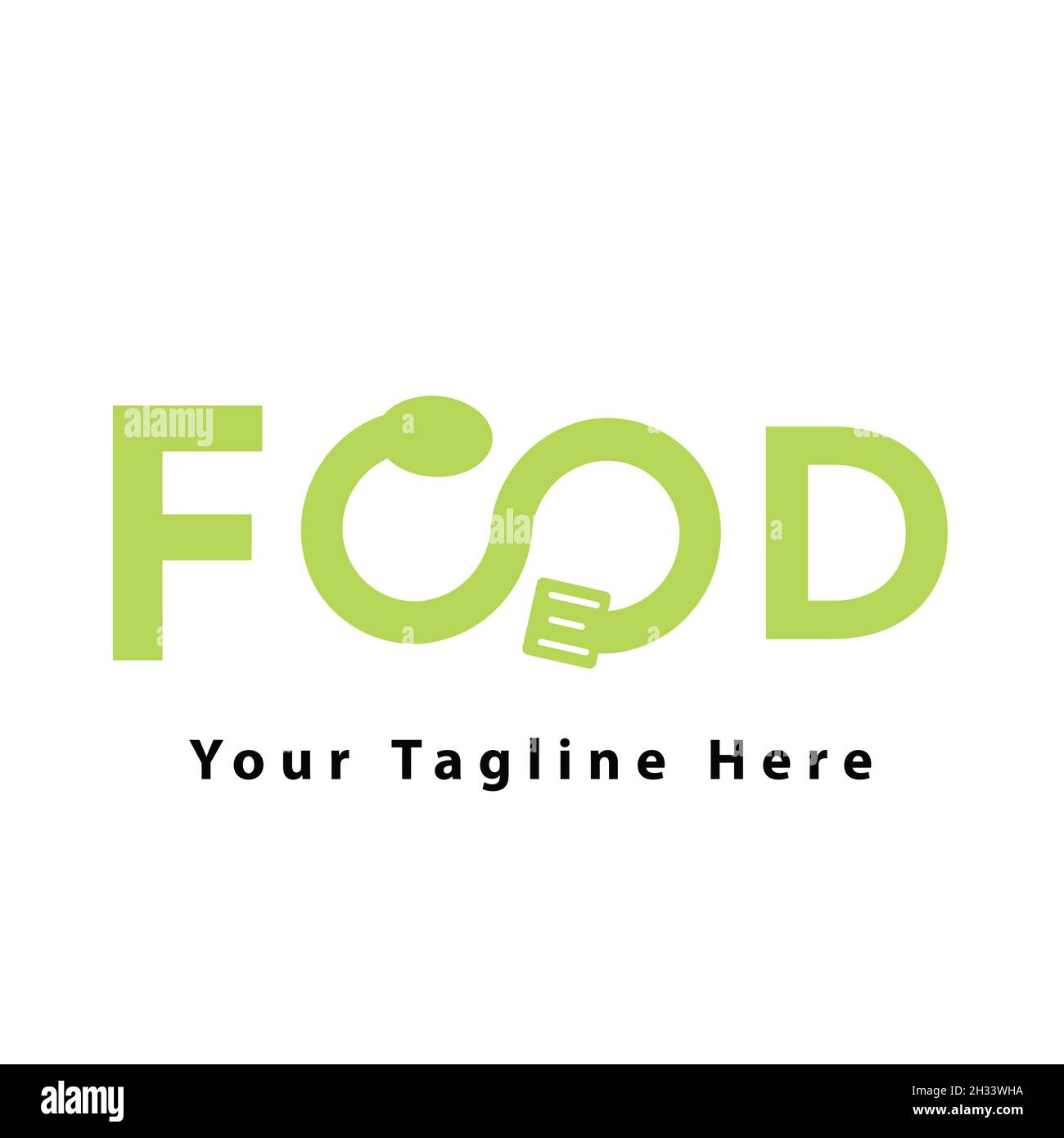 Fresh food meal logo and label Stock Vector Image & Art - Alamy