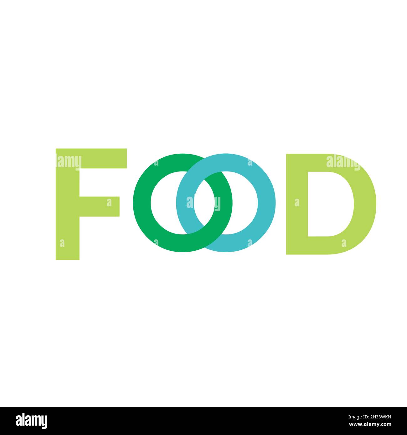 Fresh food meal logo and label Stock Vector Image & Art - Alamy
