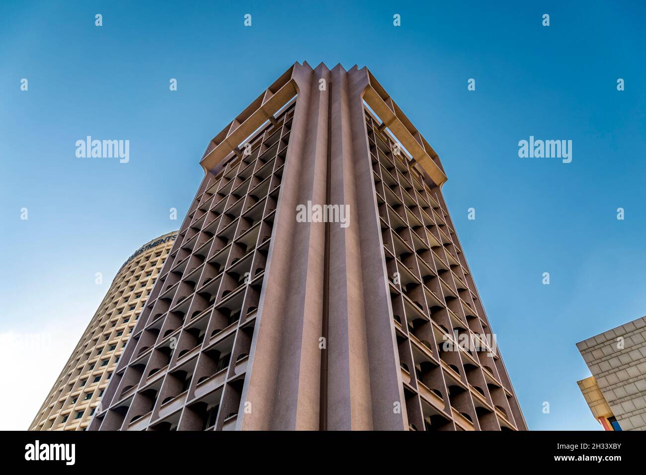 TEL AVIV/ISRAEL - July 2019: America House 14 floor office building ...