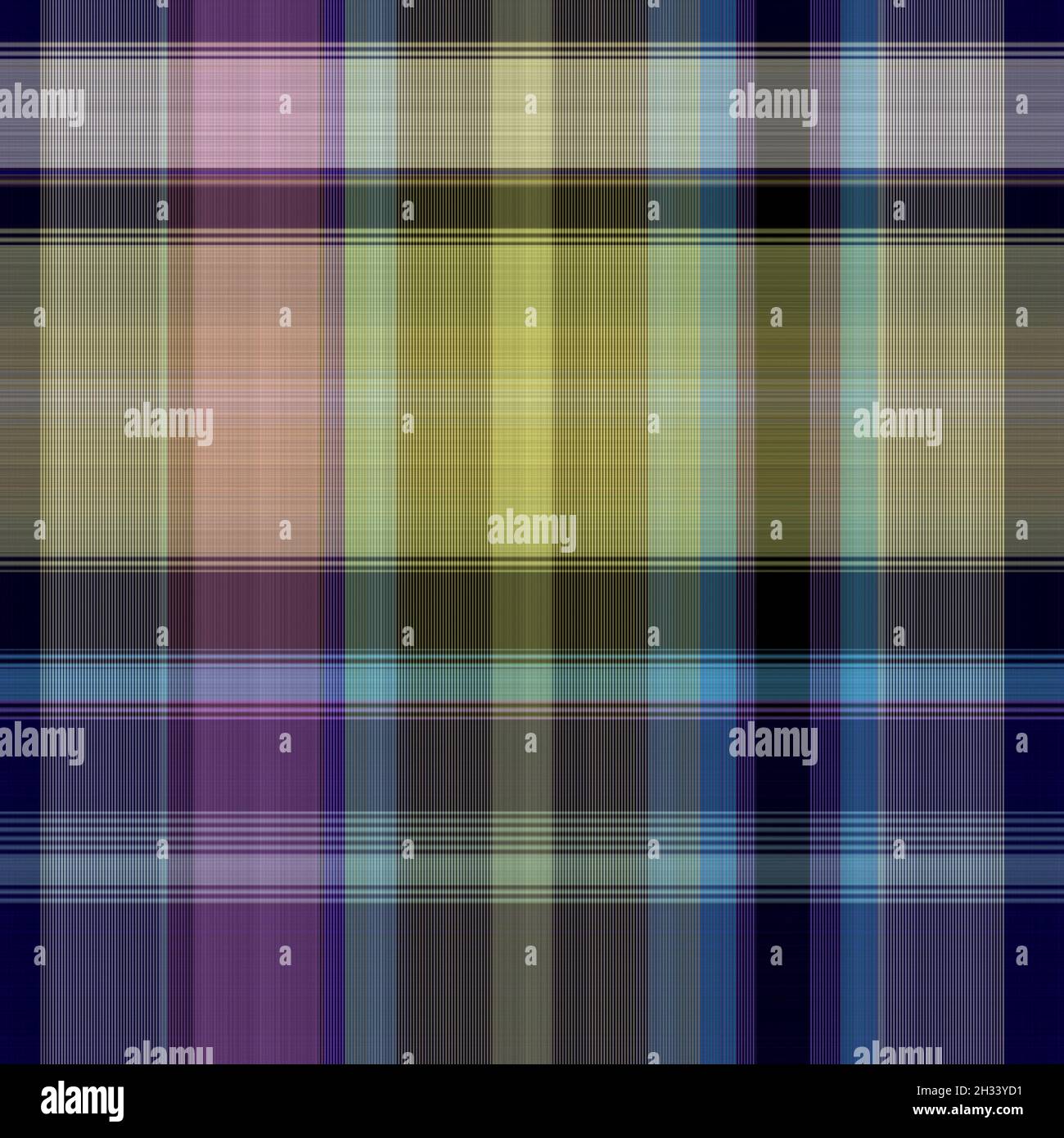 Seamless madras patchwork plaid cotton pattern. Tileable quilting ...