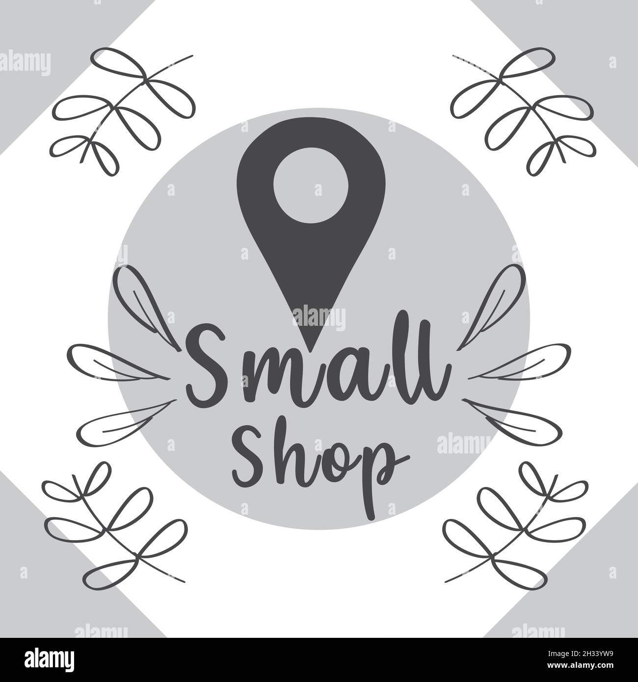 small shop message Stock Vector Image & Art - Alamy