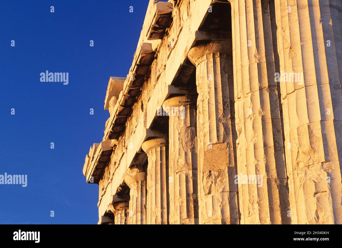 Columns of West Fascade The Parthenon, Athens, Greece Stock Photo - Alamy