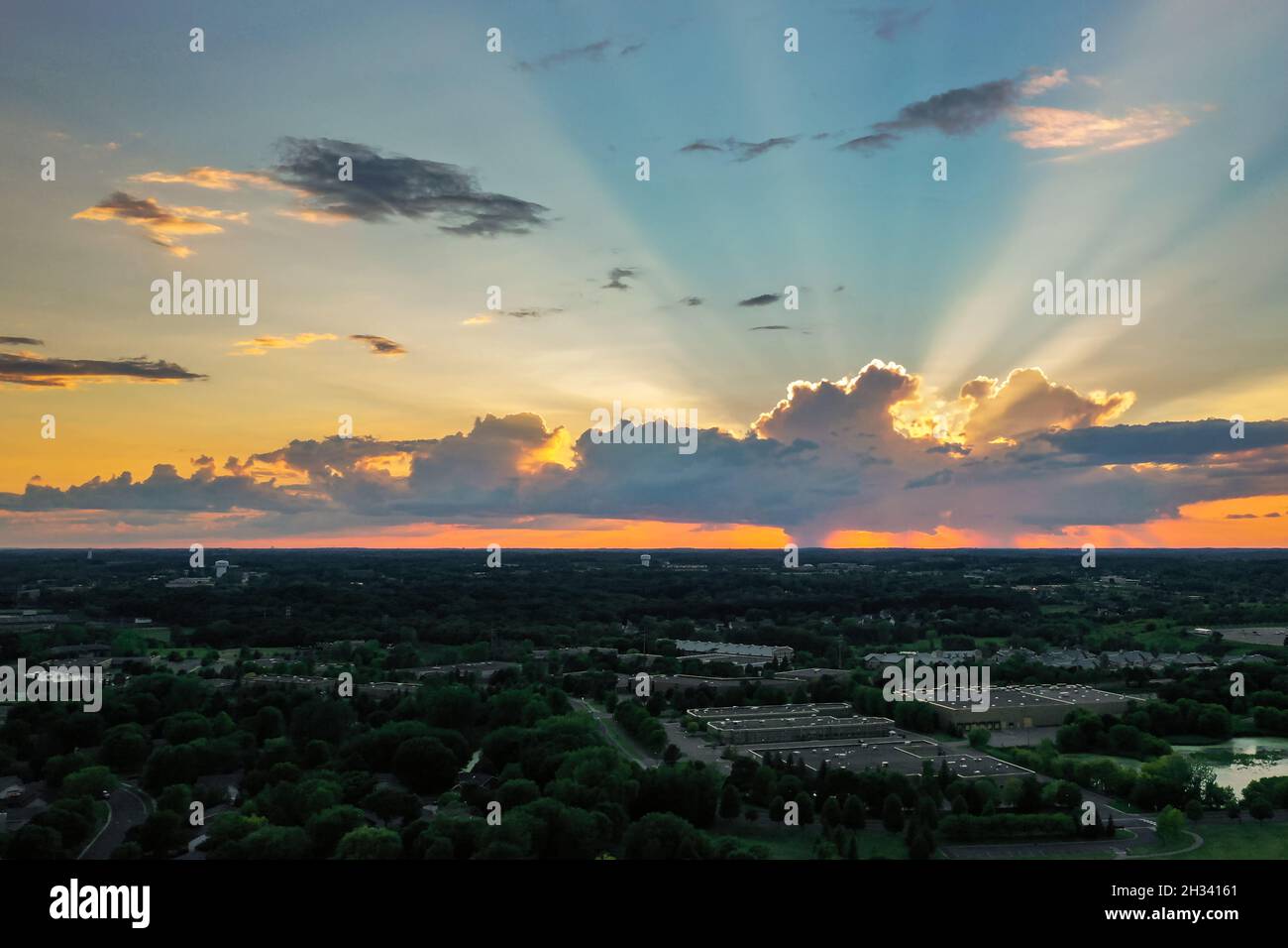 Distant storm hi-res stock photography and images - Alamy