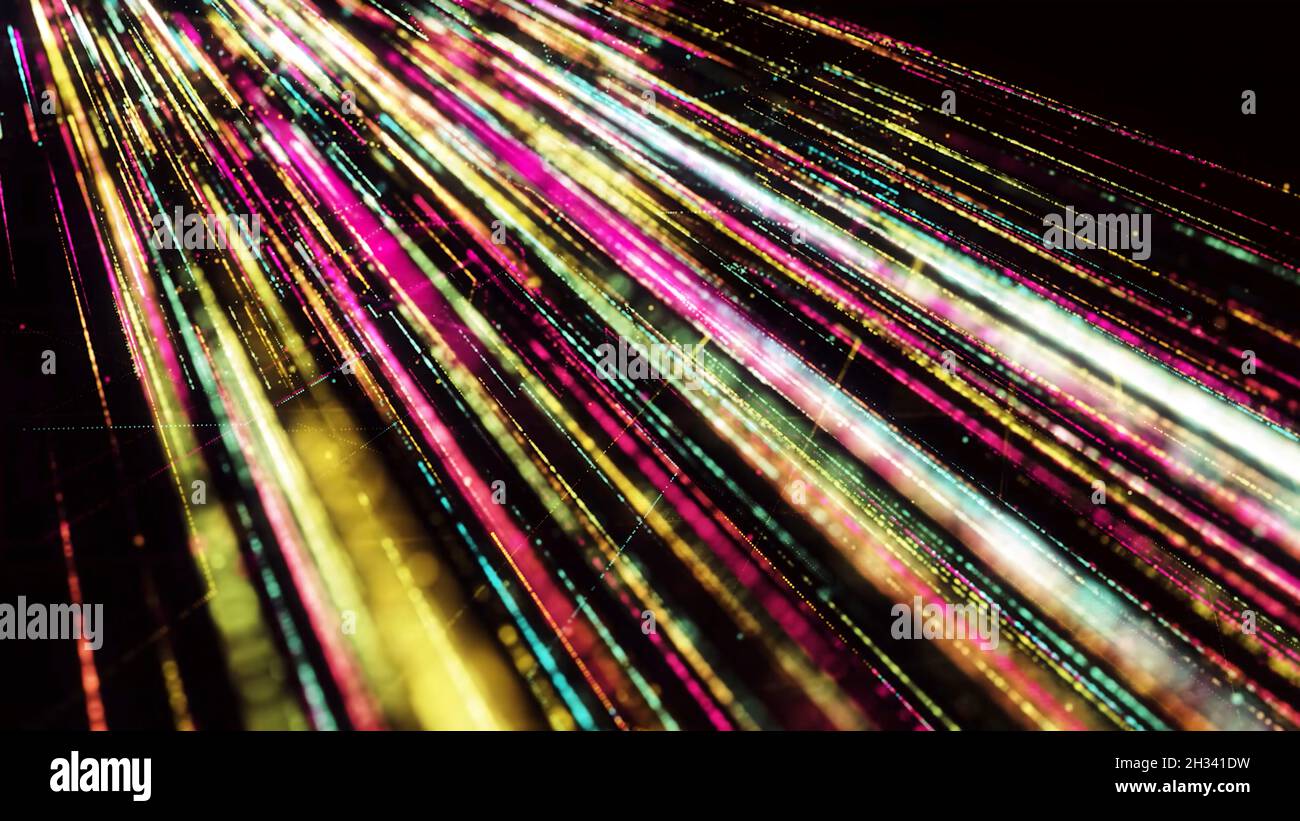 Animation abstract shapes distorted lines hi-res stock photography and ...