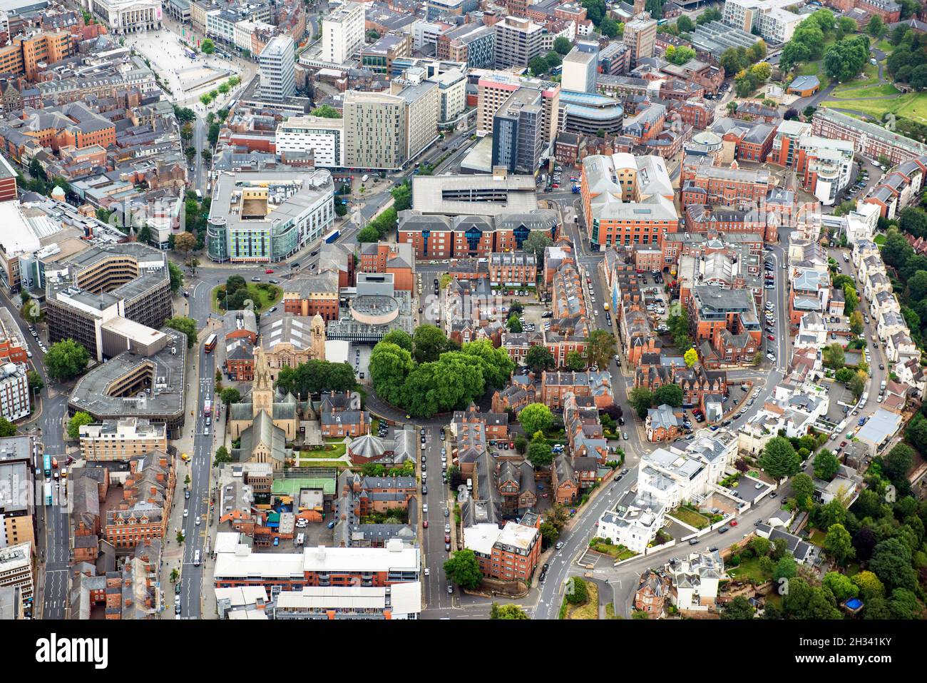 Aerial Image of the North West of Nottingham City, Nottinghamshire ...
