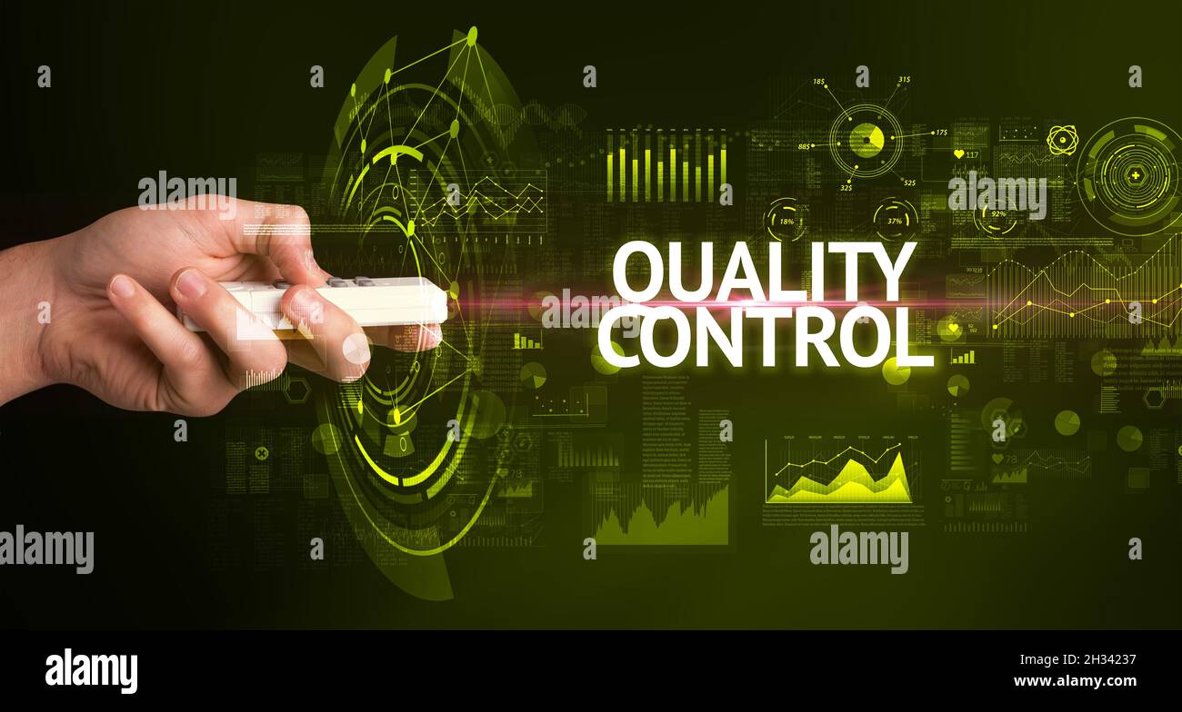 hand holding wireless peripheral, modern technology concept Stock Photo ...