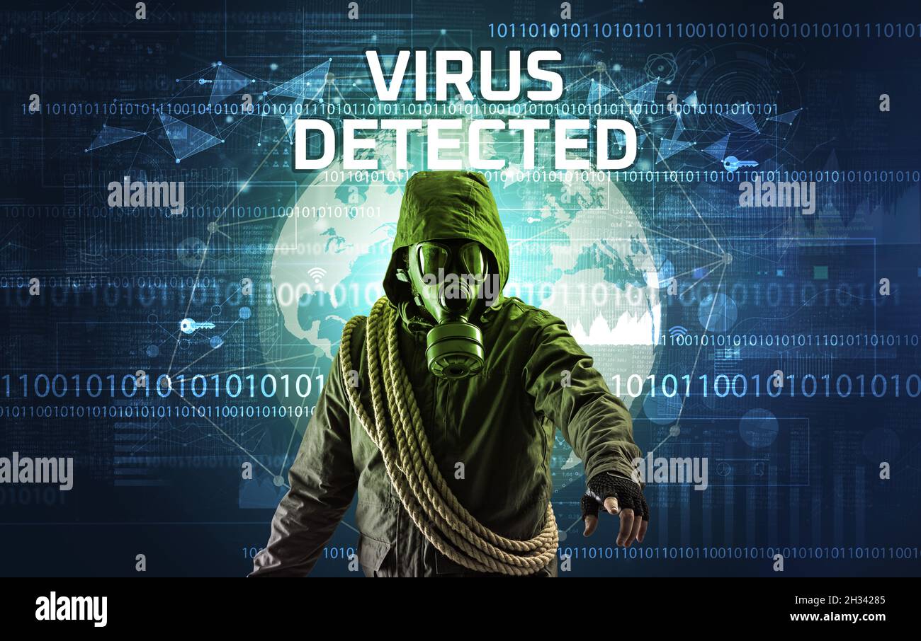 Faceless hacker at work, security concept Stock Photo - Alamy