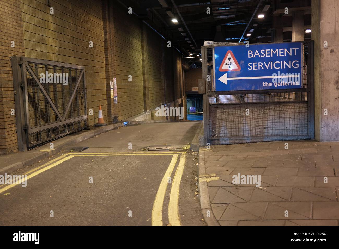 September 2021 - Back of house goods and service yard entrance to ...