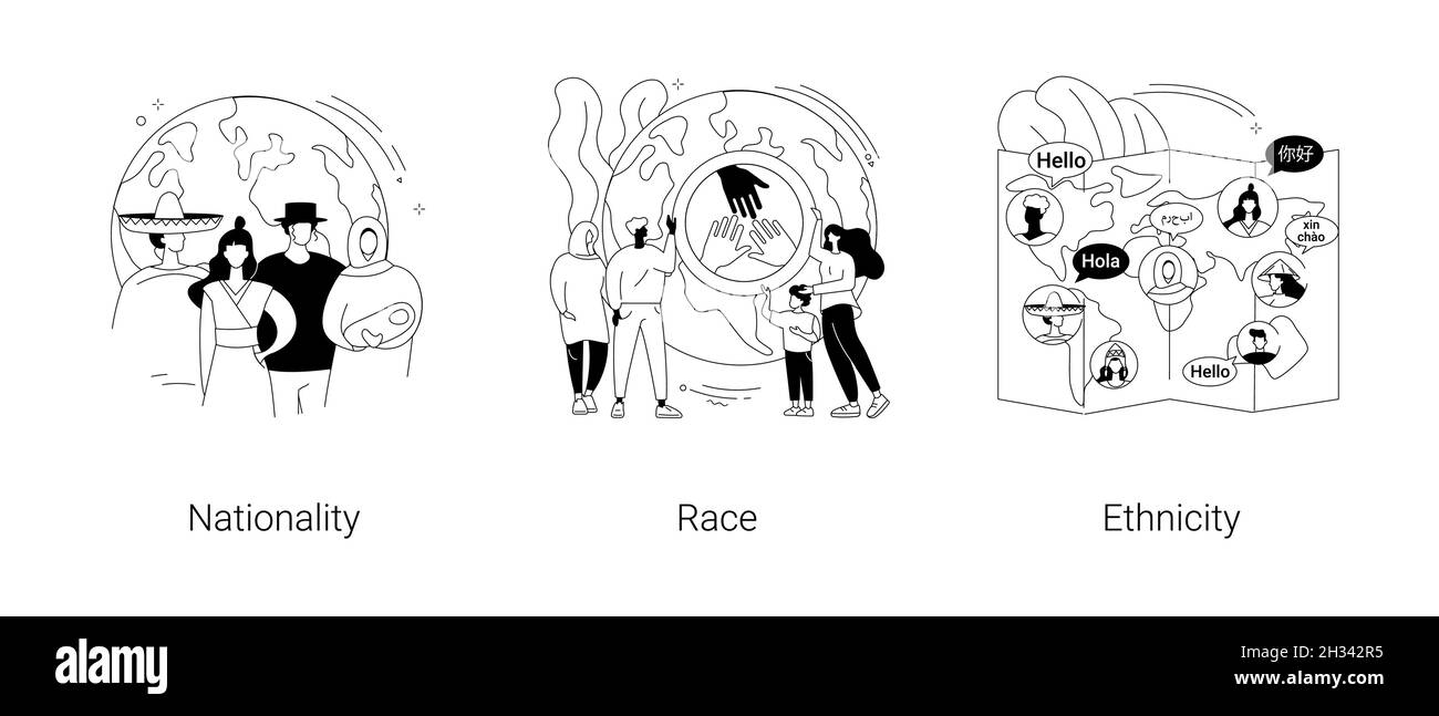 Human diversity abstract concept vector illustrations Stock Vector ...