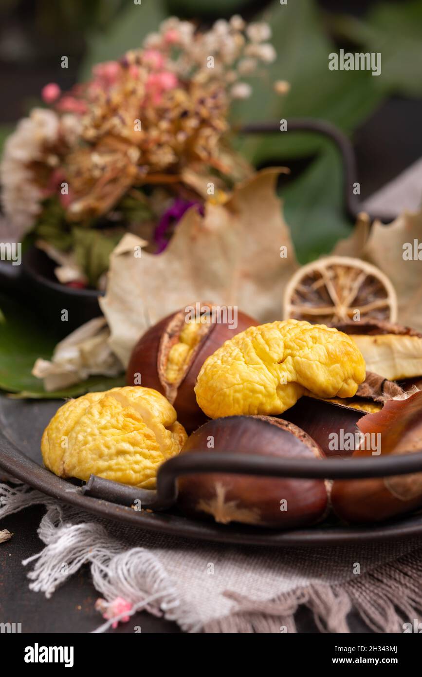 Giant chestnuts hi-res stock photography and images - Alamy