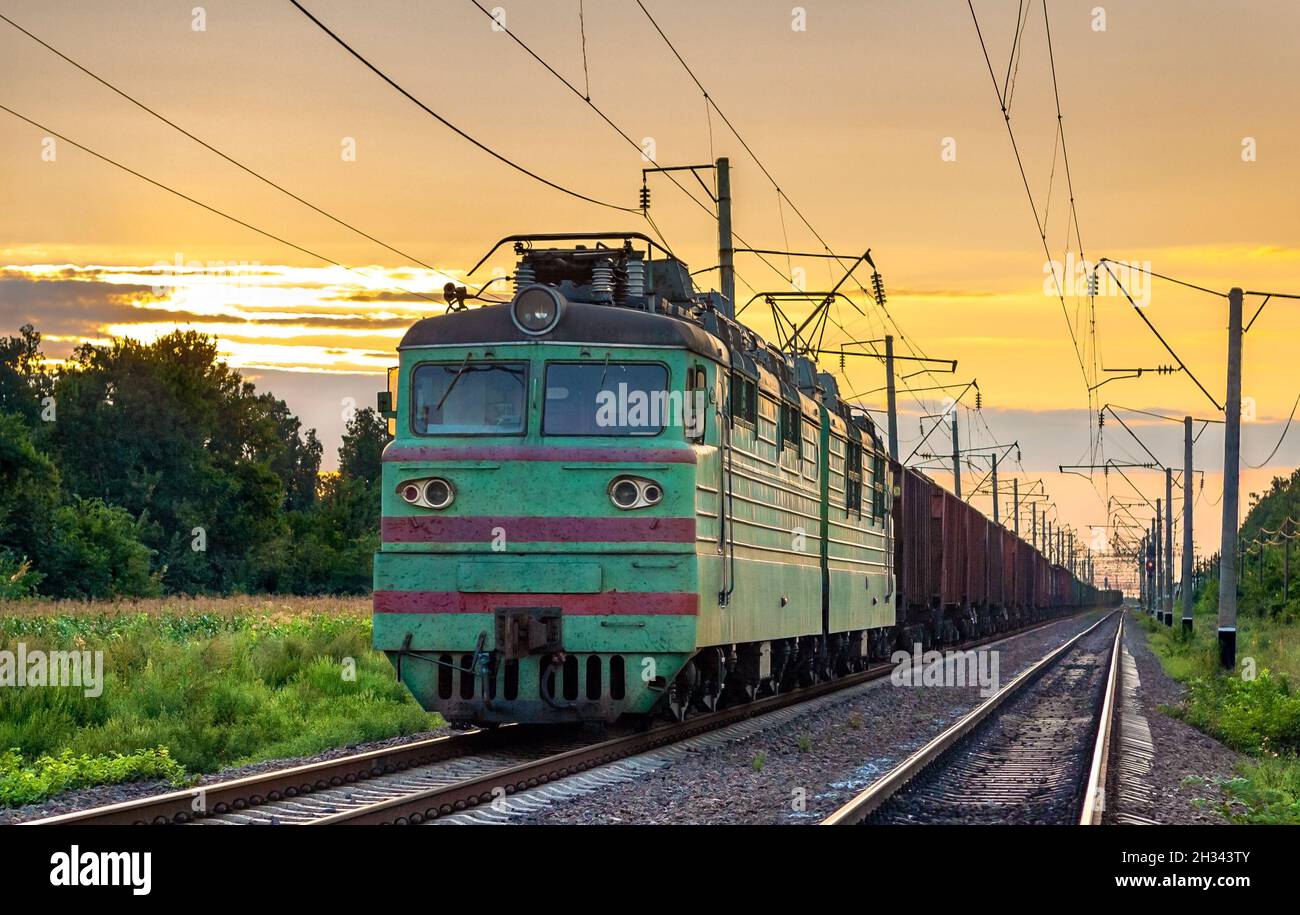Soviet electric locomotive hi-res stock photography and images - Alamy