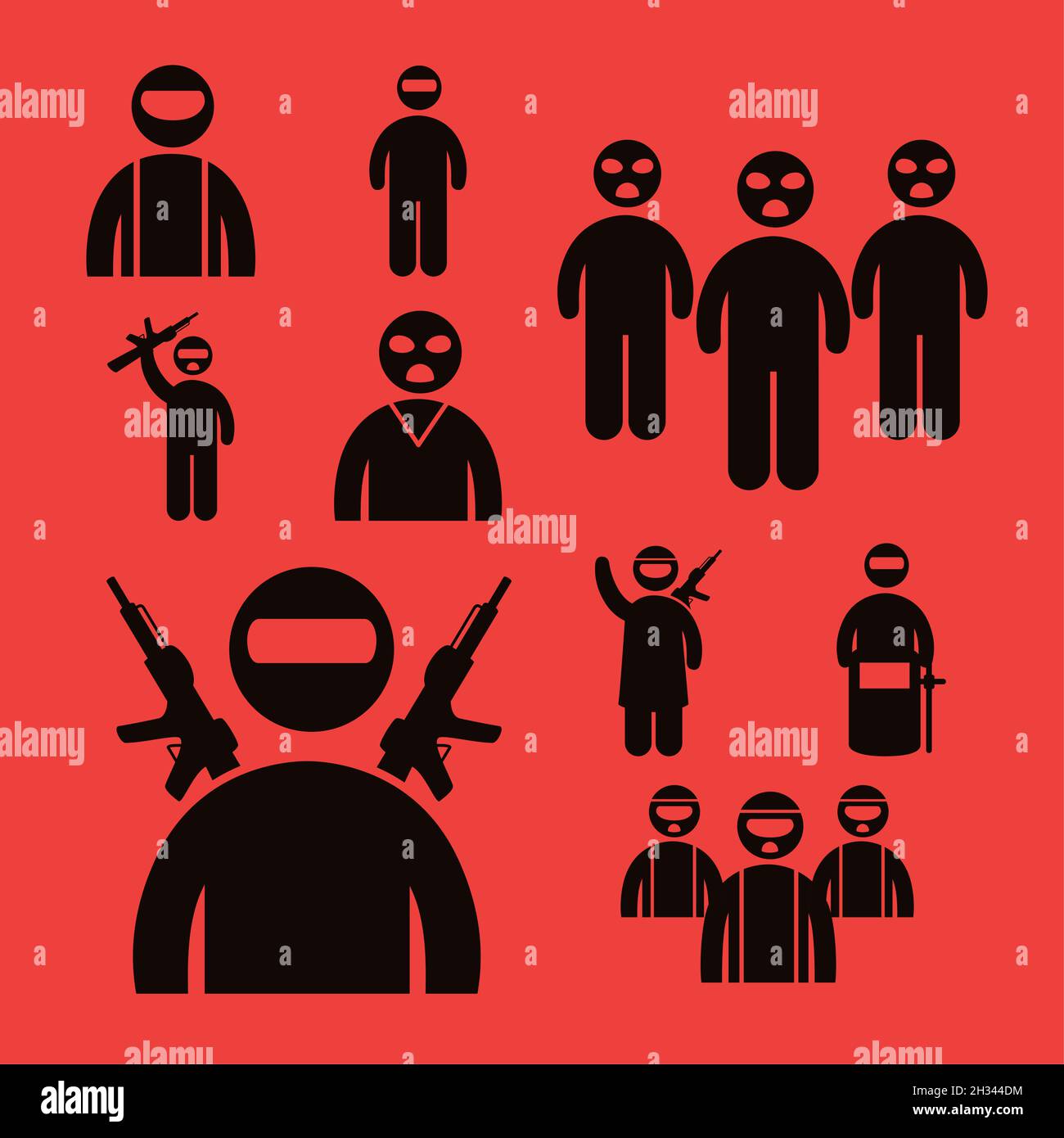 Extremists illustration hi-res stock photography and images - Alamy