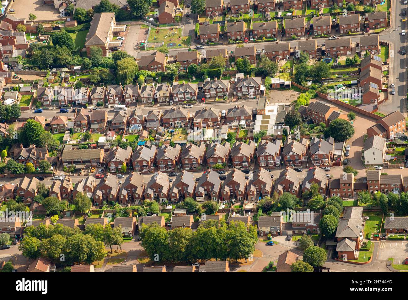 Aerial Image of Nottingham, Nottinghamshire England UK Stock Photo - Alamy