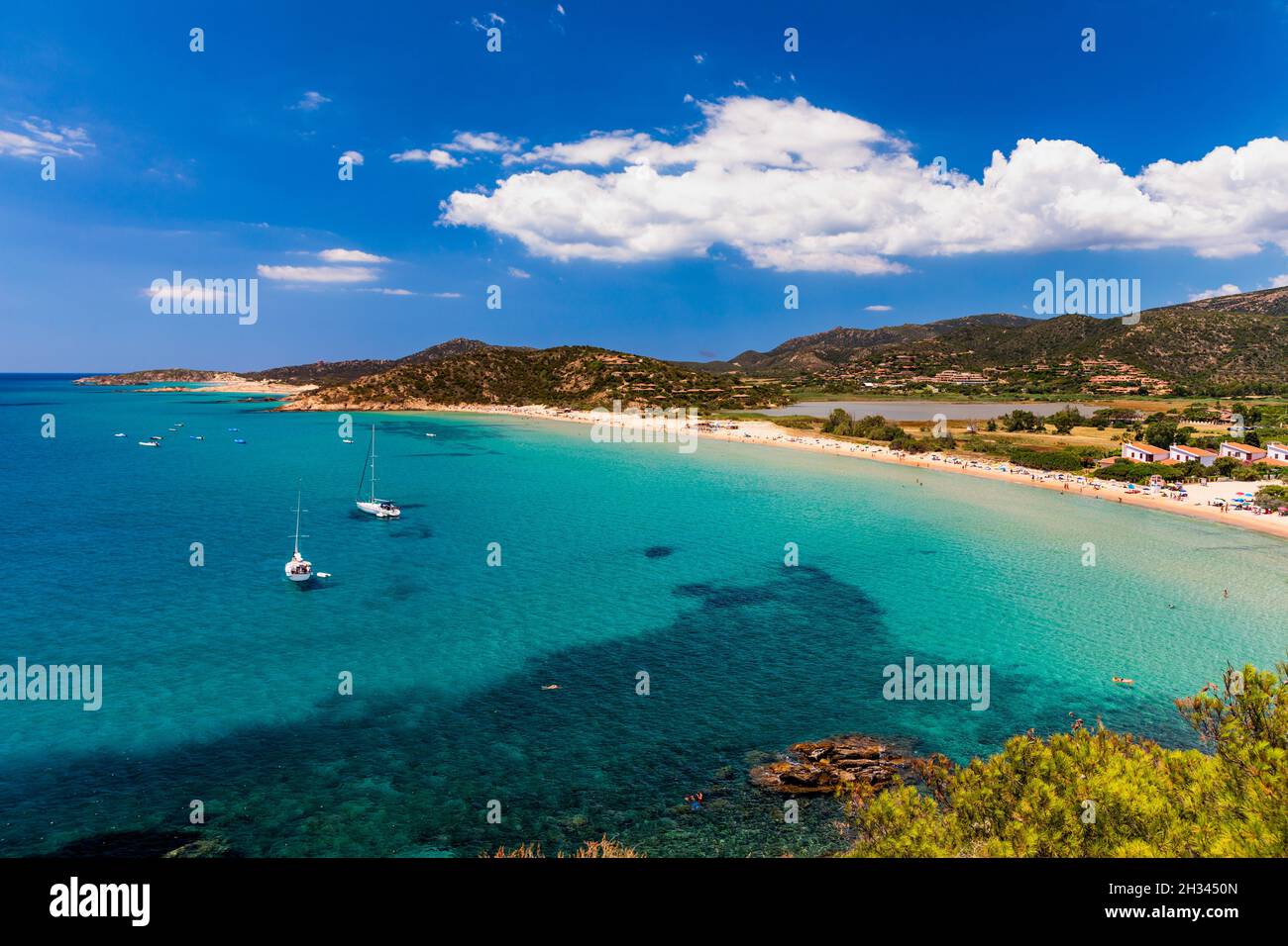 Spiaggia di monte cogoni hi-res stock photography and images - Alamy