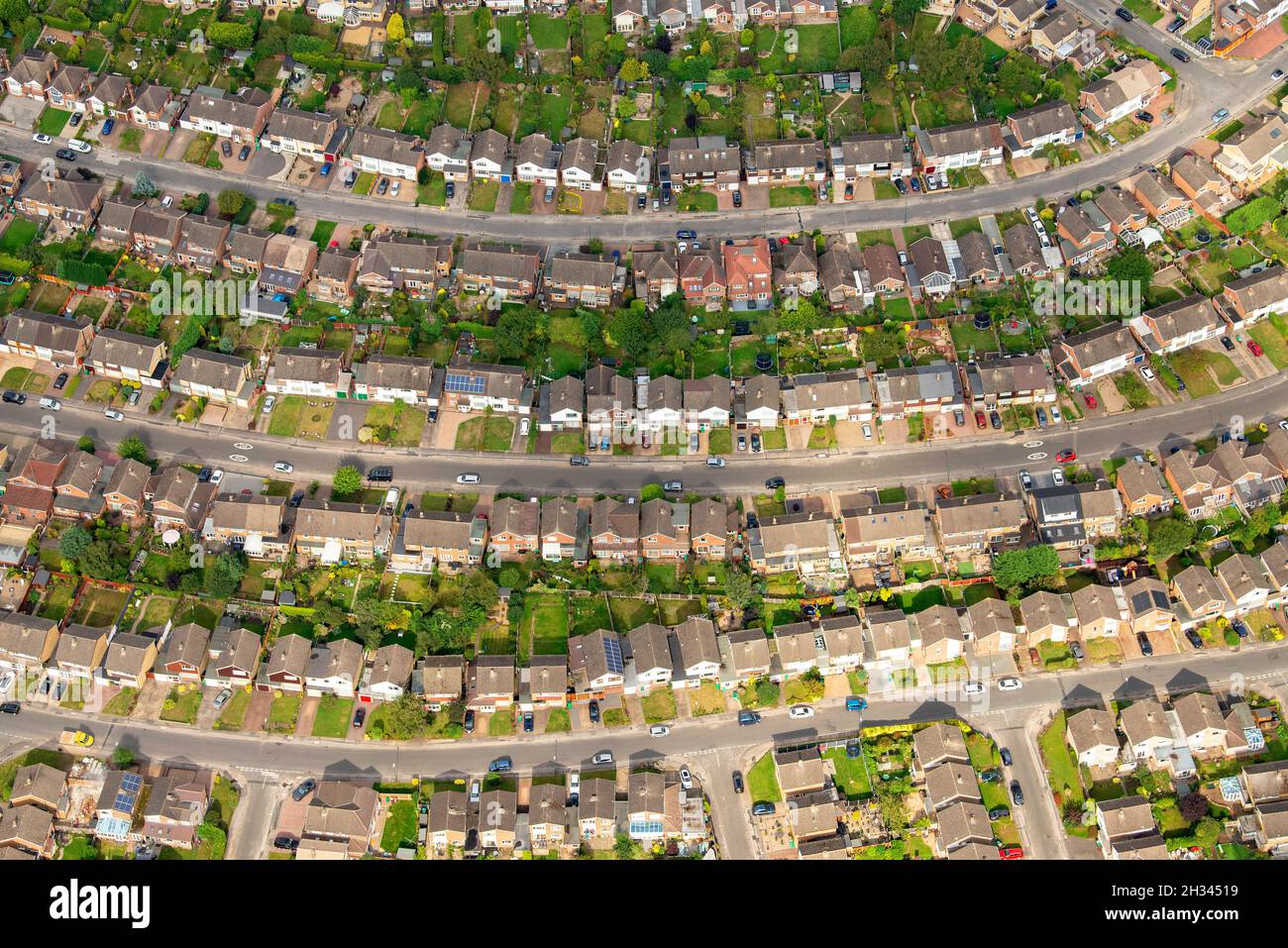 Aerial Image of Nottingham, Nottinghamshire England UK Stock Photo - Alamy
