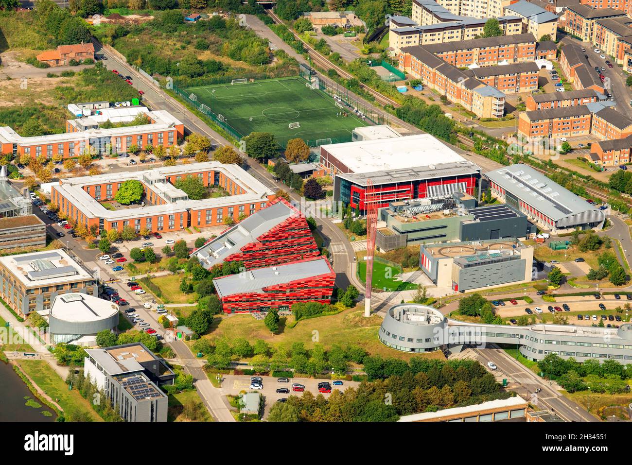 Aerial image of the Nottingham University Jubilee Campus ...