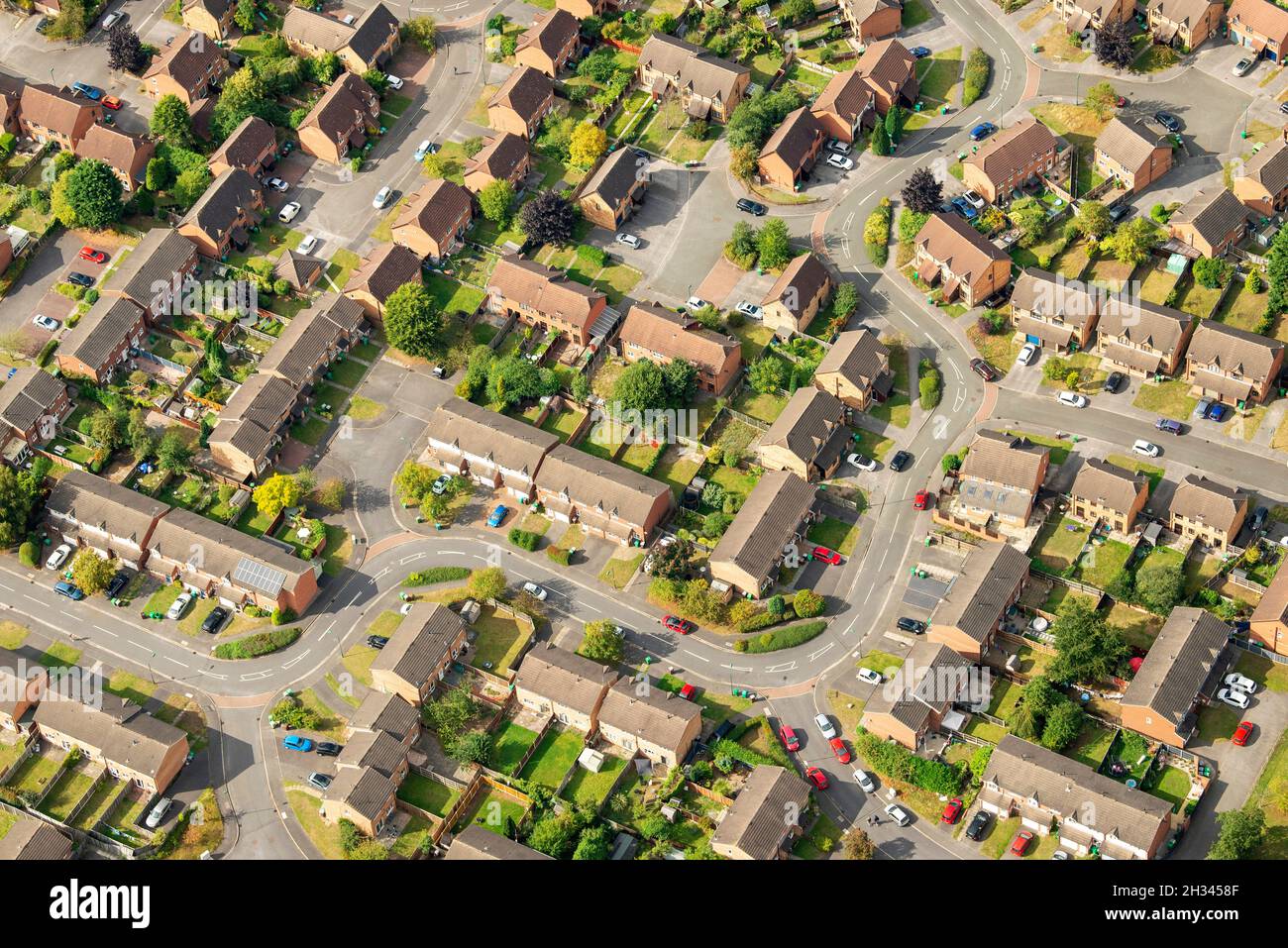 Aerial Image of Nottingham, Nottinghamshire England UK Stock Photo - Alamy