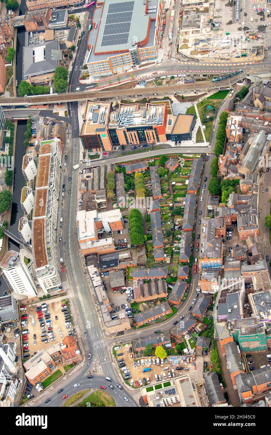 Aerial image of the South Side of Nottingham City, Nottinghamshire ...