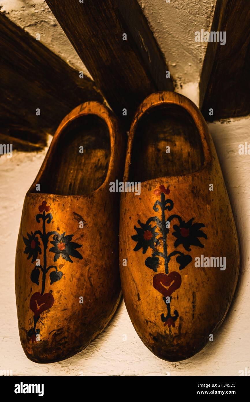 Vertical shot of a pair of traditional shoes Stock Photo - Alamy