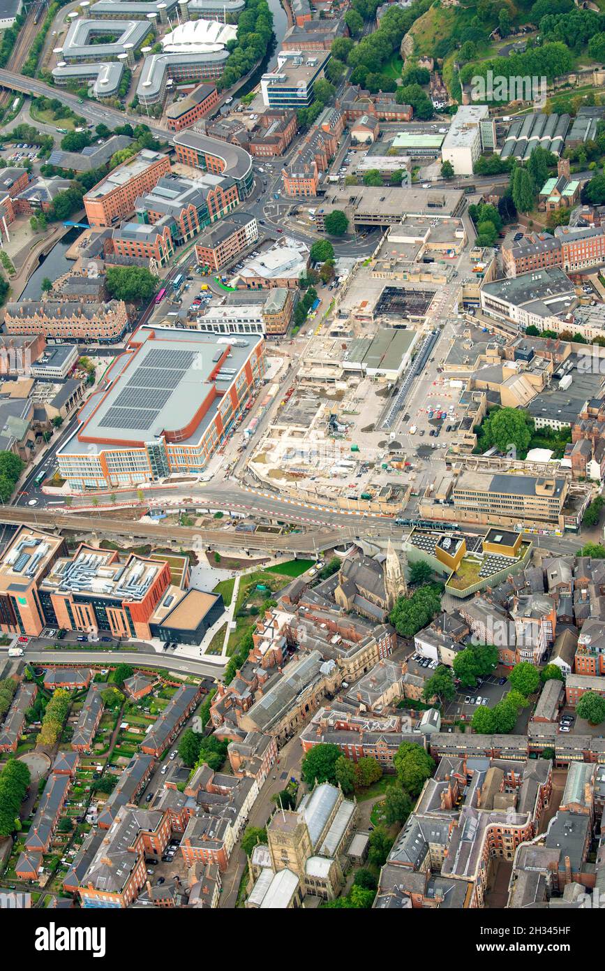 Nottingham station aerial hi-res stock photography and images - Alamy