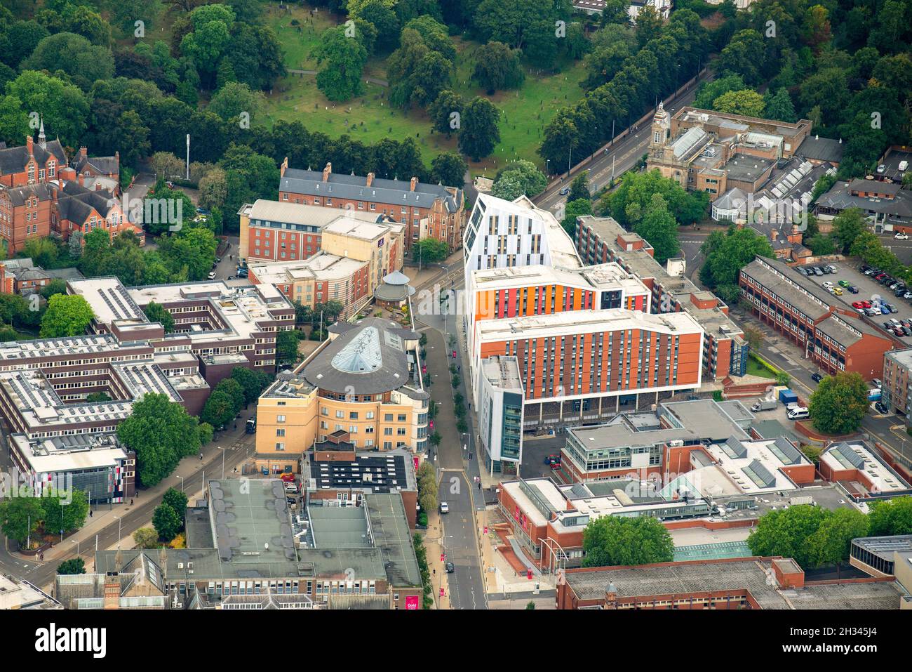 Aerial image of Nottingham Trent University City Campus ...
