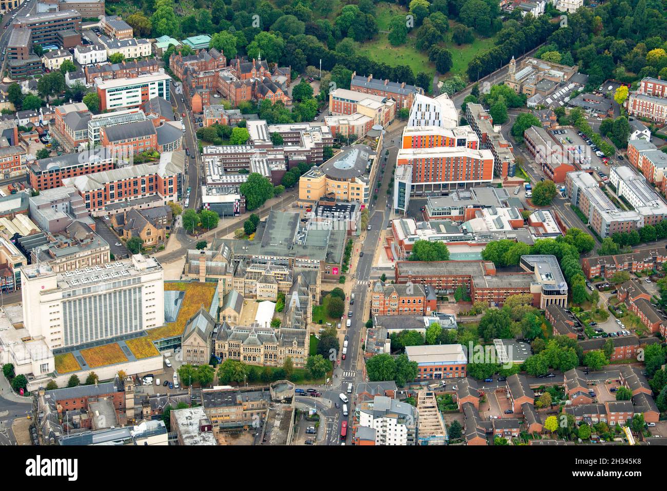 Aerial image of Nottingham Trent University City Campus ...
