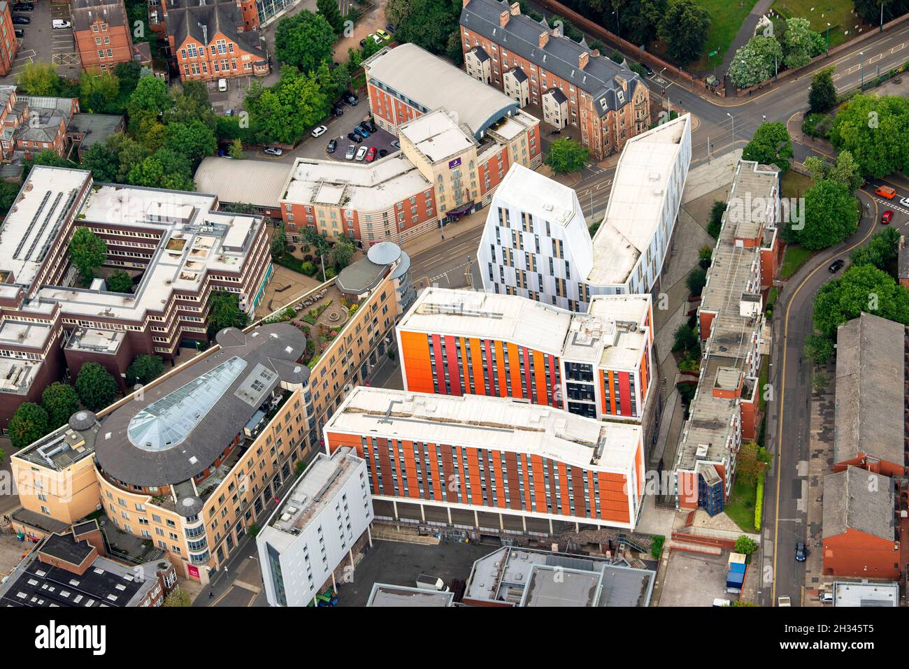 Aerial image of Nottingham Trent University City Campus ...