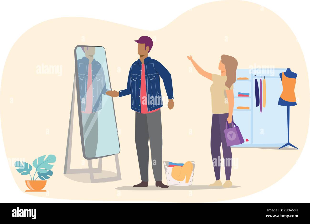 Try jacket Stock Vector Images - Alamy