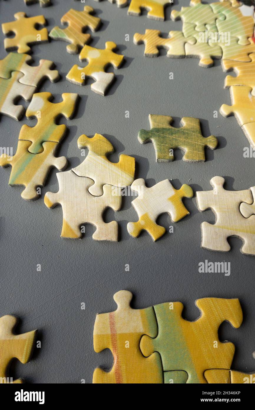 Jig saw puzzle hi-res stock photography and images - Alamy