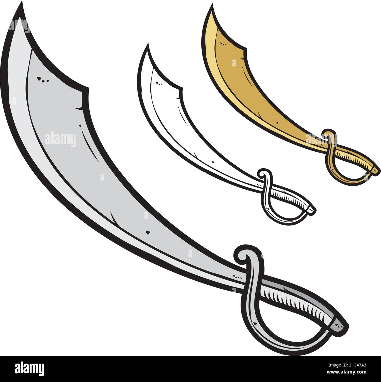 Saber vector illustration Stock Vector Image & Art - Alamy
