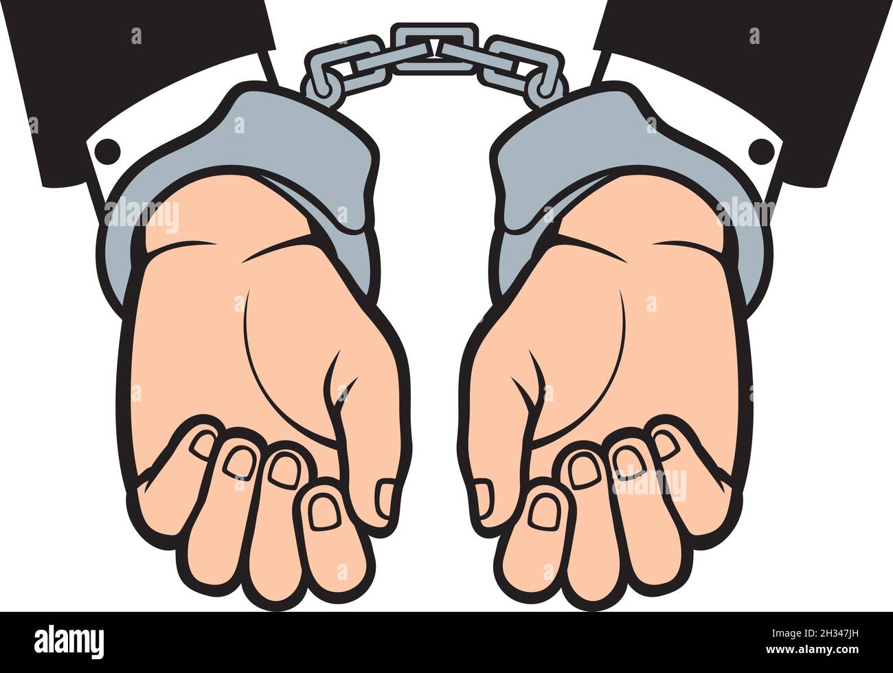 Restraining punishment Stock Vector Images - Alamy