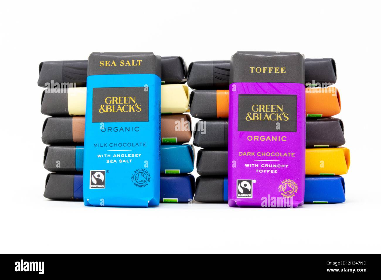 Green & Black’s Organic Tasting Collection Stock Photo - Alamy