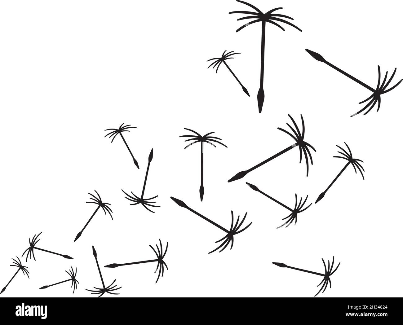 Blow wind illustration Stock Vector Images - Alamy
