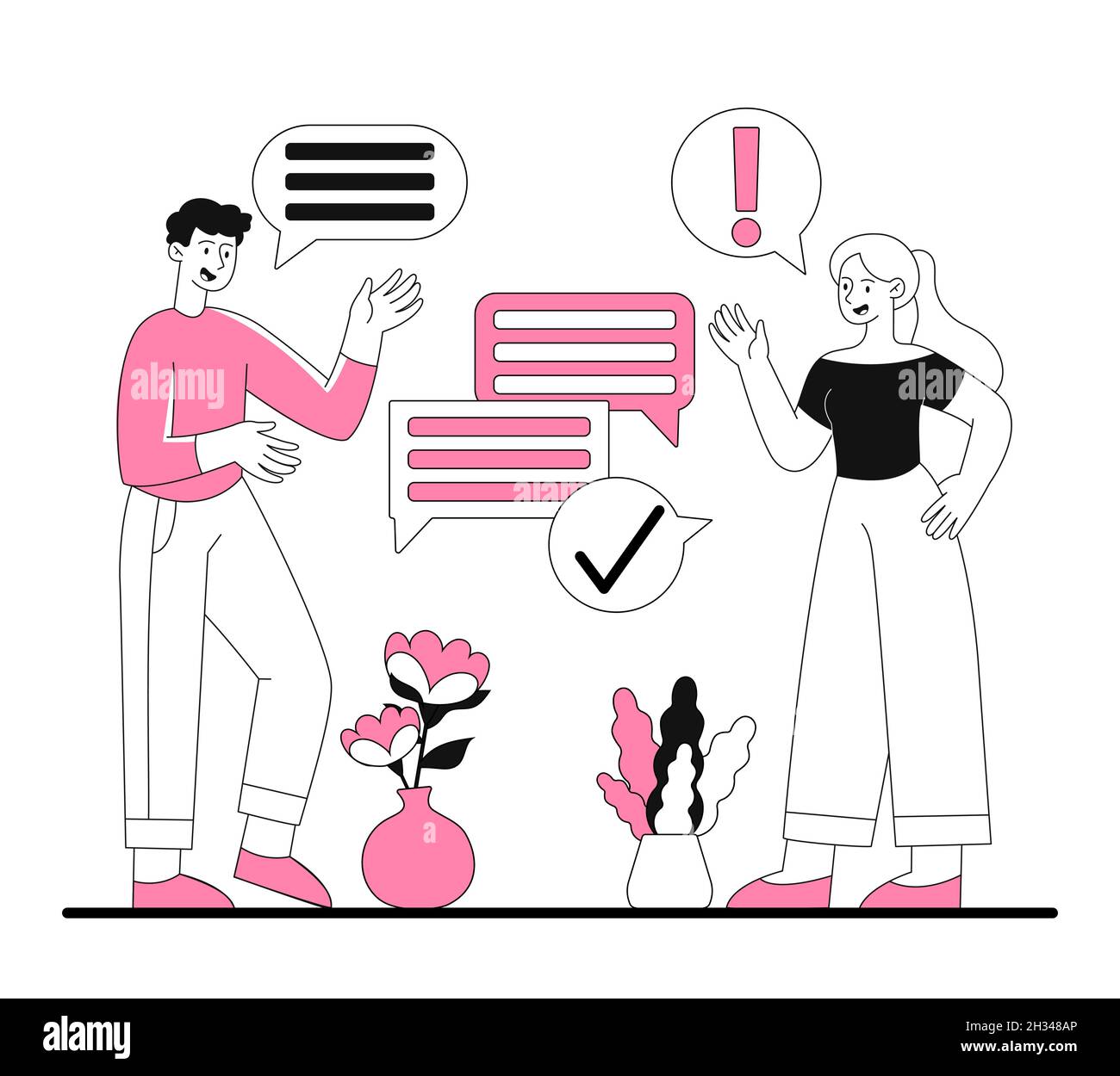 Information sharing concept Stock Vector Image & Art - Alamy