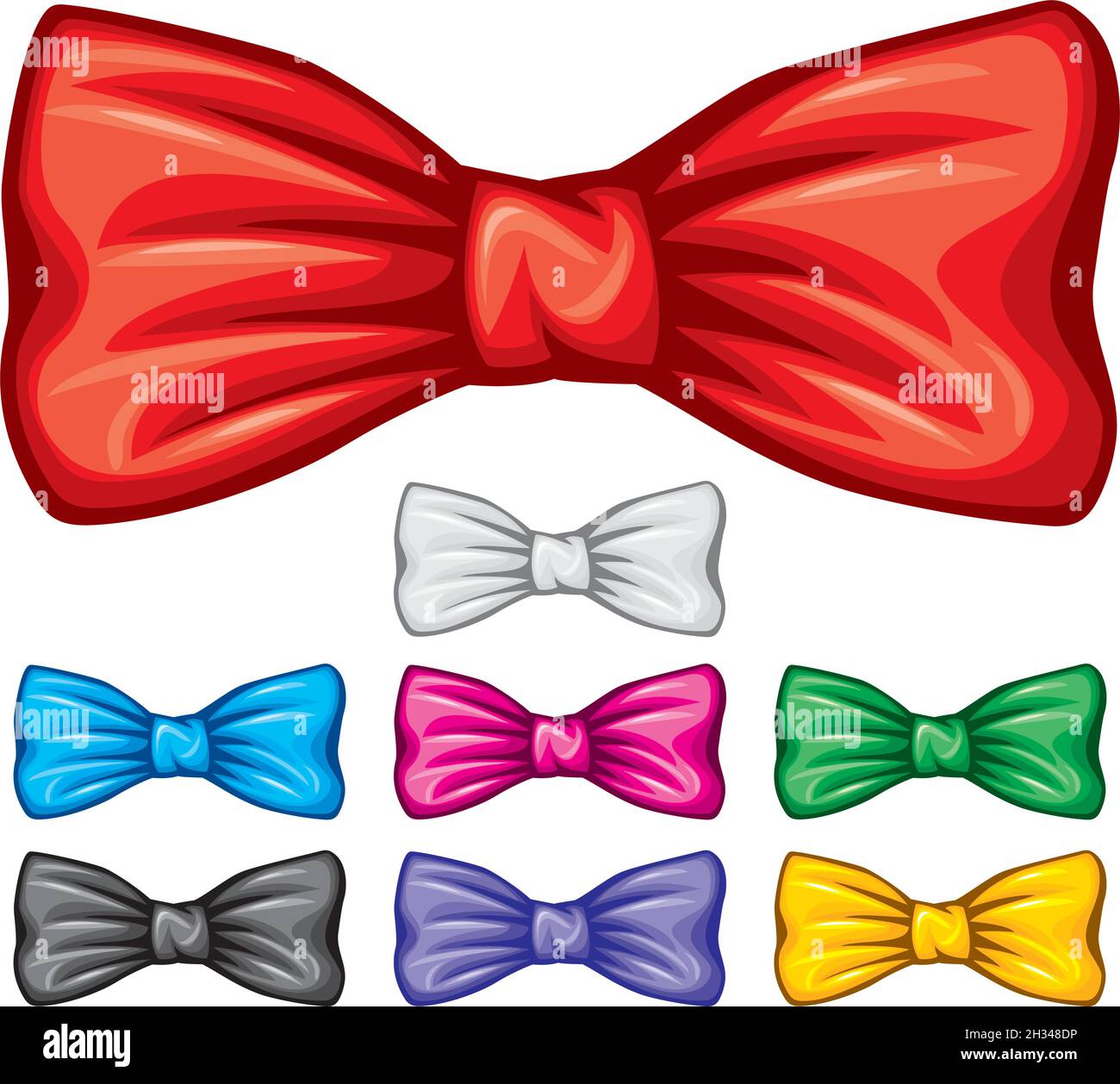 Bow ties collection vector illustration Stock Vector Image & Art - Alamy