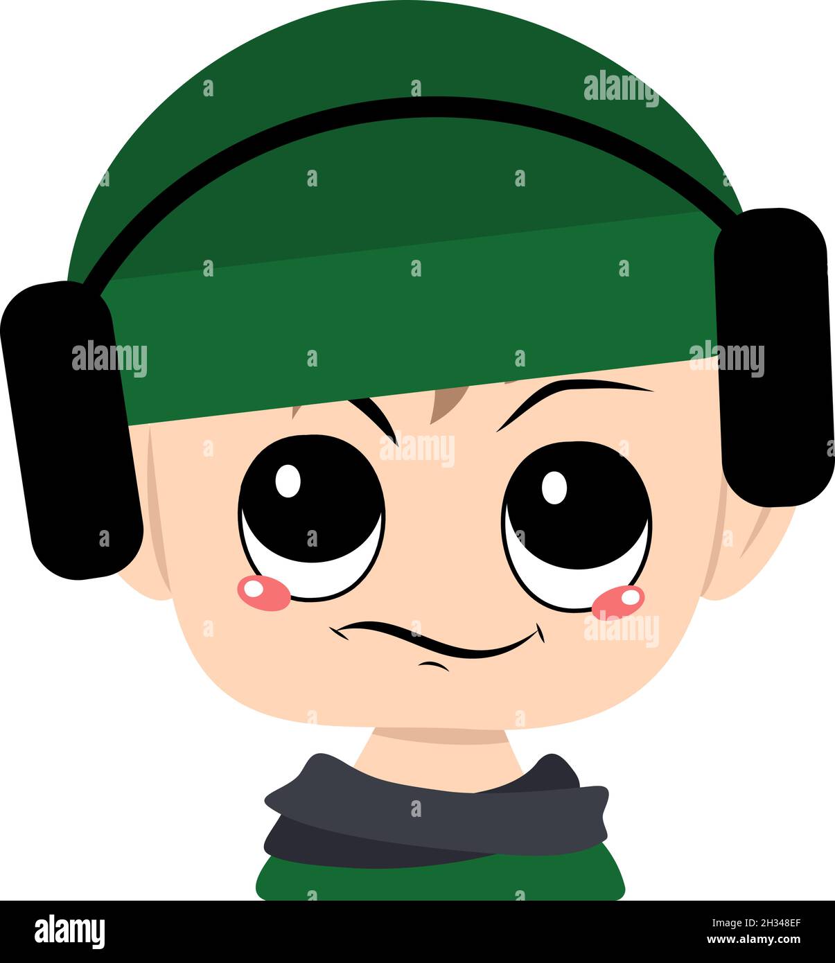 Suspicious baby Stock Vector Images - Alamy