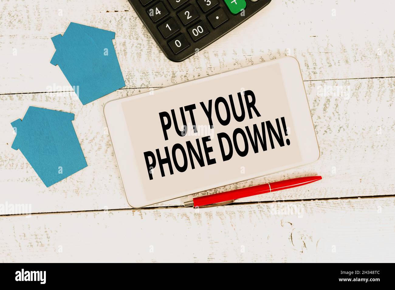 Goodbye text phone hi-res stock photography and images - Alamy