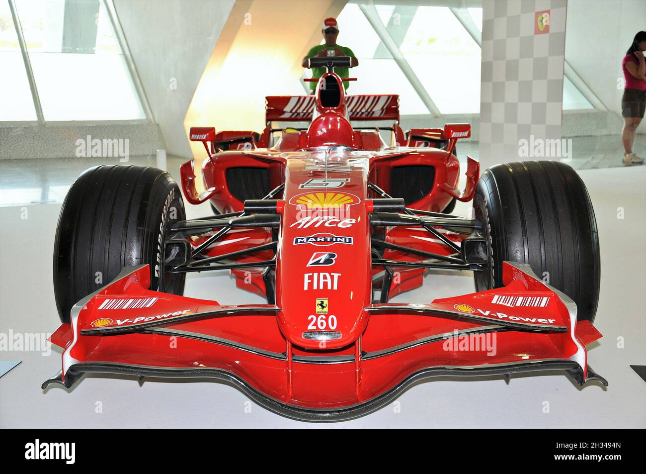 Ferrari Formula 1 vehicle exhibition in the science museum of Valencia ...