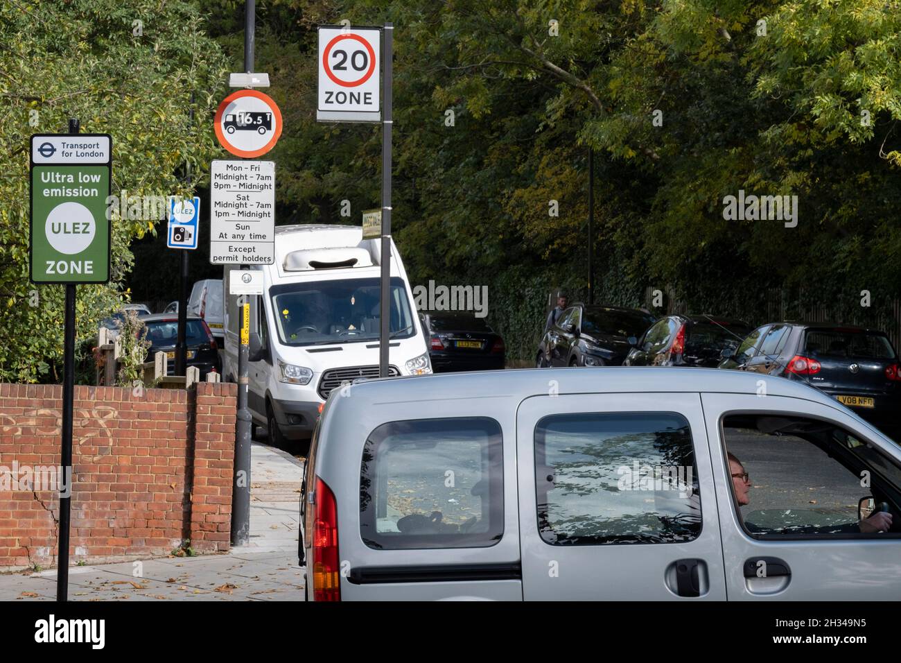 Transport for London's (TFL) new signposts for the new Ultra Low ...