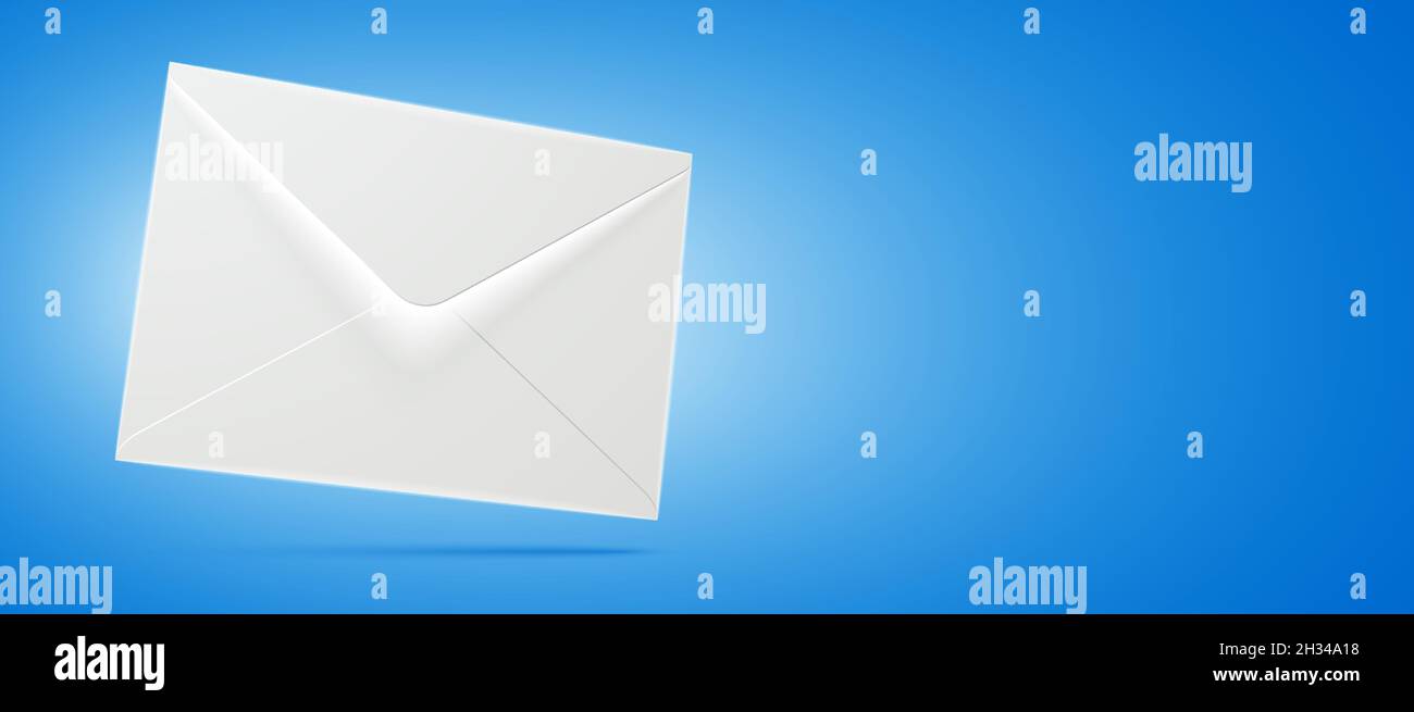 Blue folder on white Stock Vector Images - Alamy