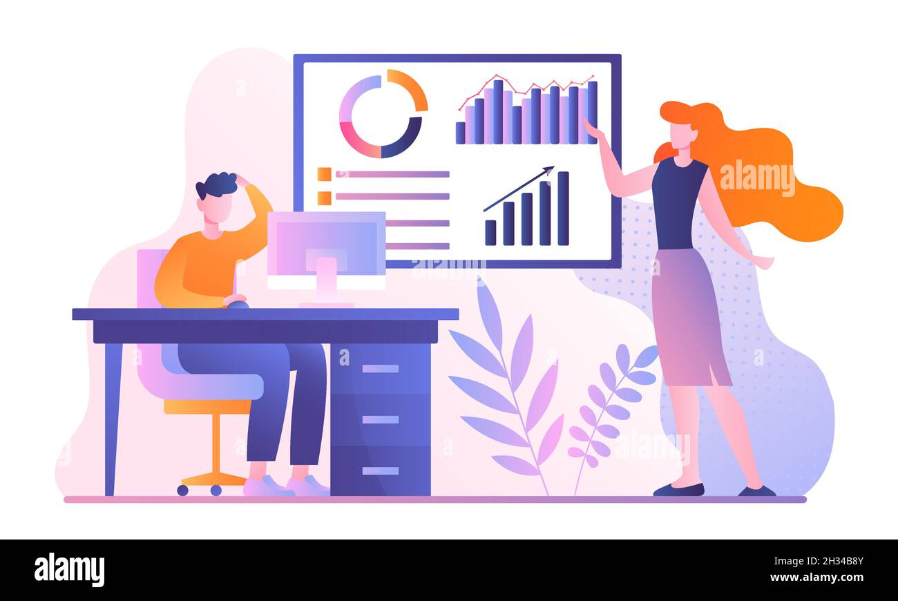 People at work Stock Vector Image & Art - Alamy