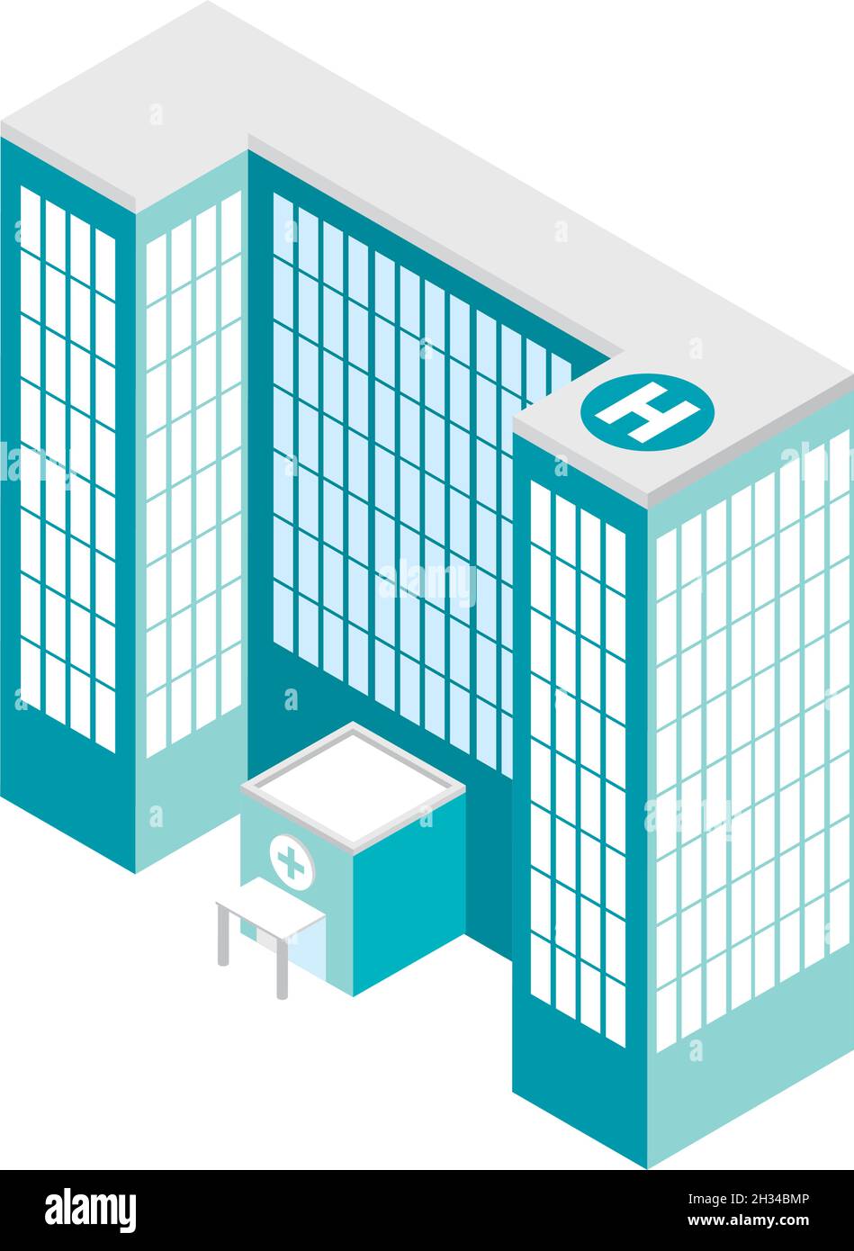 hospital high building Stock Vector Image & Art - Alamy