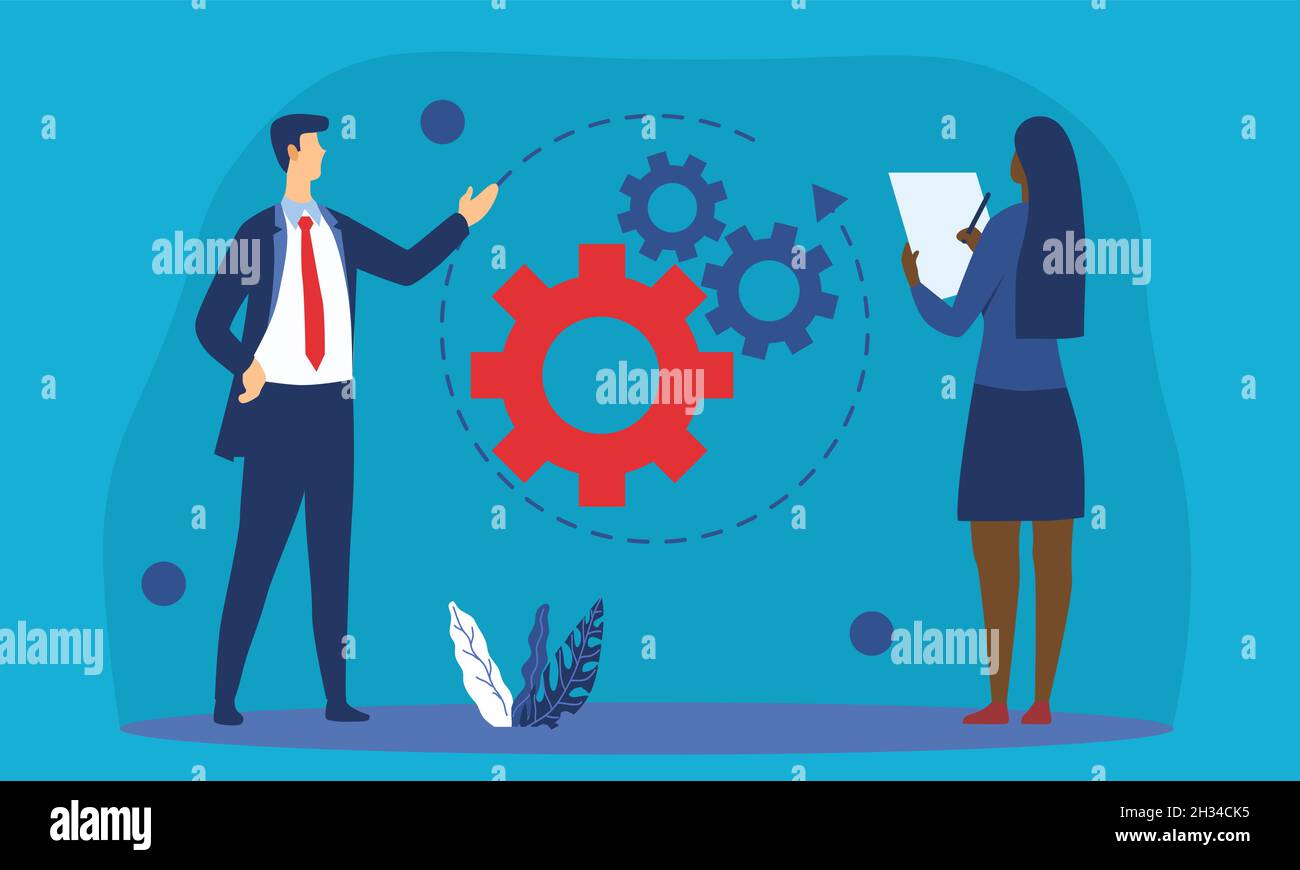 Production process organization operations Stock Vector Images - Alamy